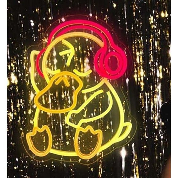 Independent | Wall Decor | New Pokemon Psyduck Dimmable Led Light Neon ...